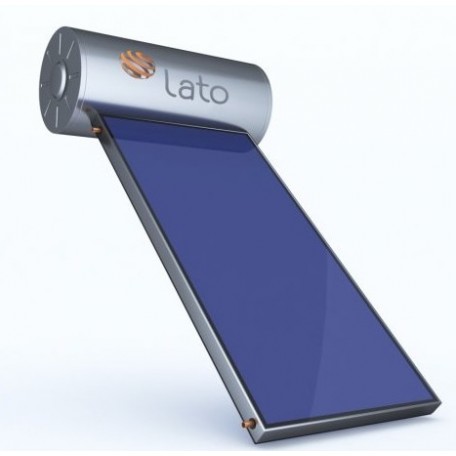 Ηλιακός Θερμοσίφωνας LATO 120L με 1 επιλεκτικό Συλλέκτη 1,5τ.μ.